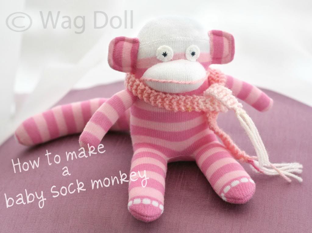 How To Make A Baby Sock Monkey Tutorial how-to-make-a-baby-sock-monkey-tutorial